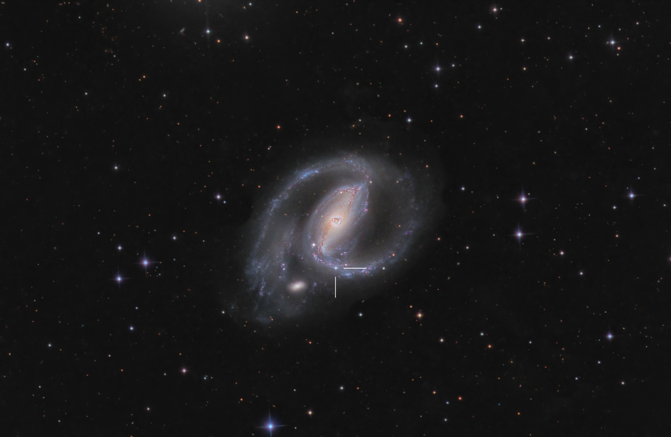 NGC 1097 with SN2023rve | Telescope Live